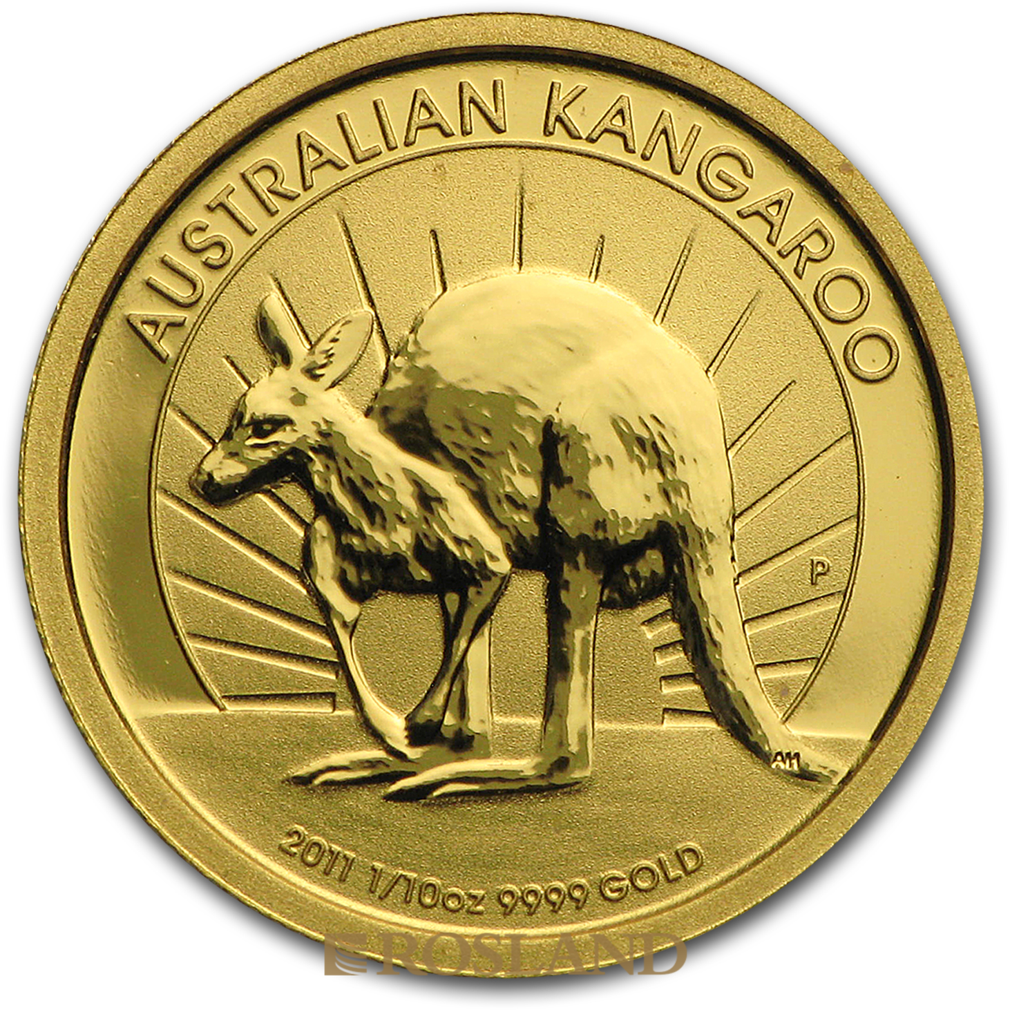 1/10 Unze Goldmünze Australien Känguru 2011