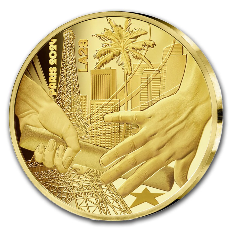 1 Unze Goldmünze Olympische Spiele Paris 2024