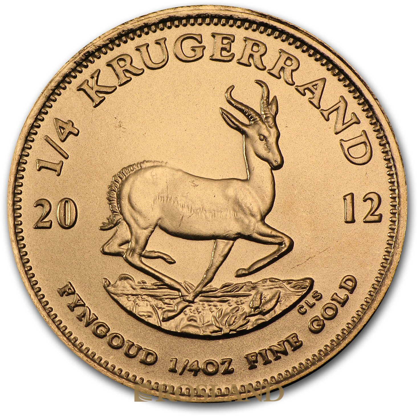 1/4 Unze Goldmünze Krügerrand 2012