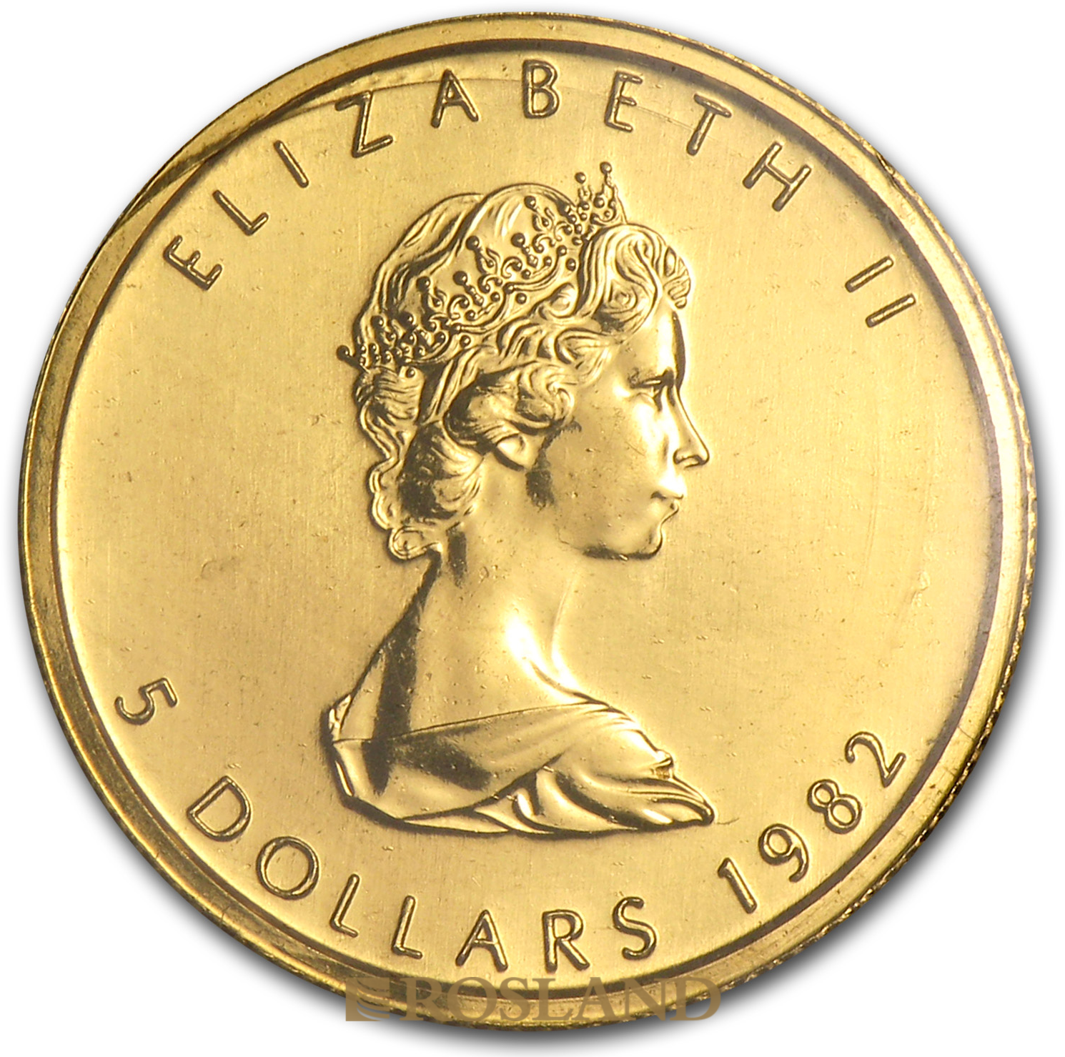 1/10 Unze Goldmünze Kanada Maple Leaf 1982