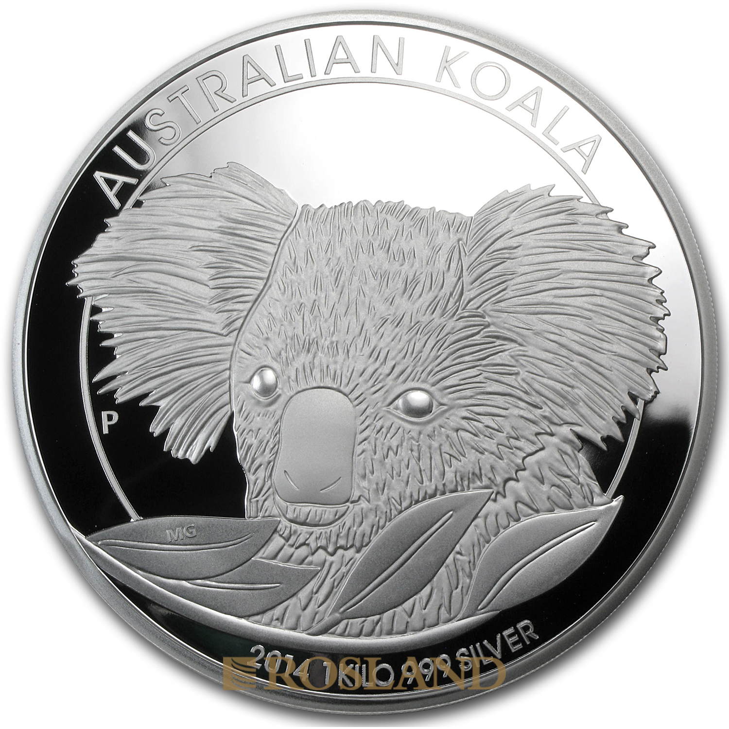1 Kilogramm Silbermünze Koala 2014 PP (Box, Zertifikat)