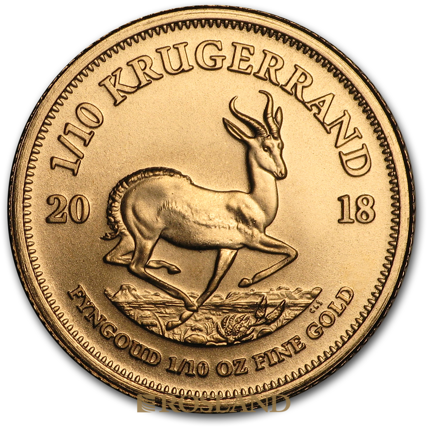 1/10 Unze Goldmünze Krügerrand 2018