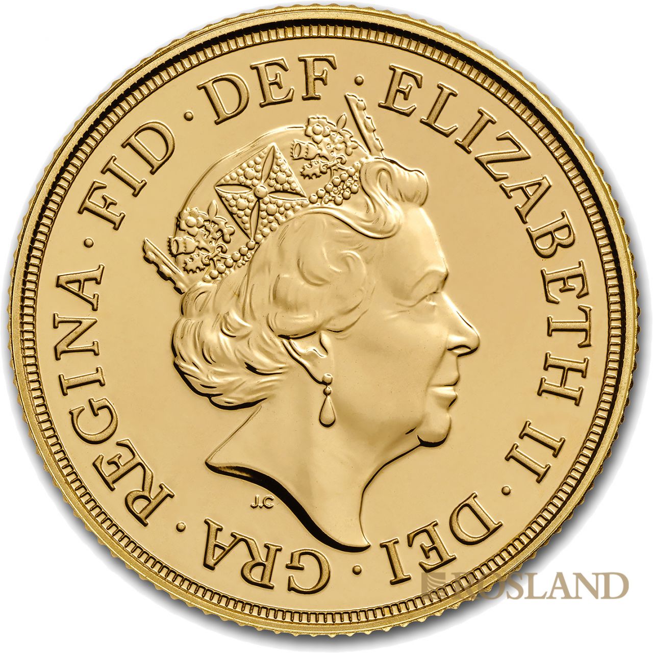 1 Sovereign Goldmünze Großbritannien 2018