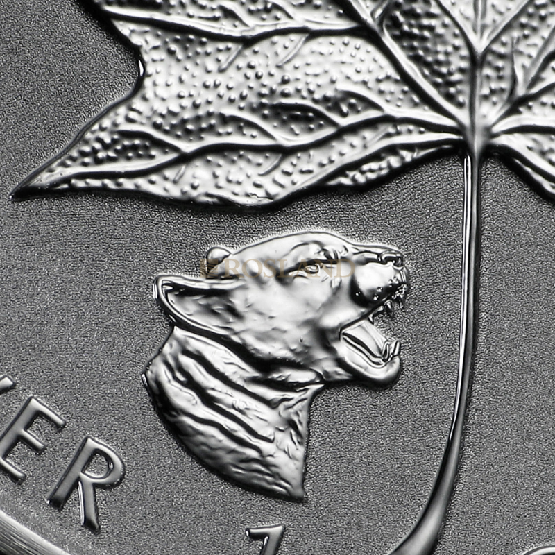 1 Unze Silbermünze Kanada Maple Leaf Puma 2017 PP (Reverse Proof)